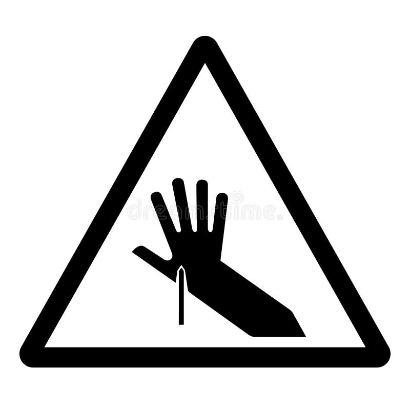 Sharp Point Symbol Sign, Vector Illustration, Isolate on White ...