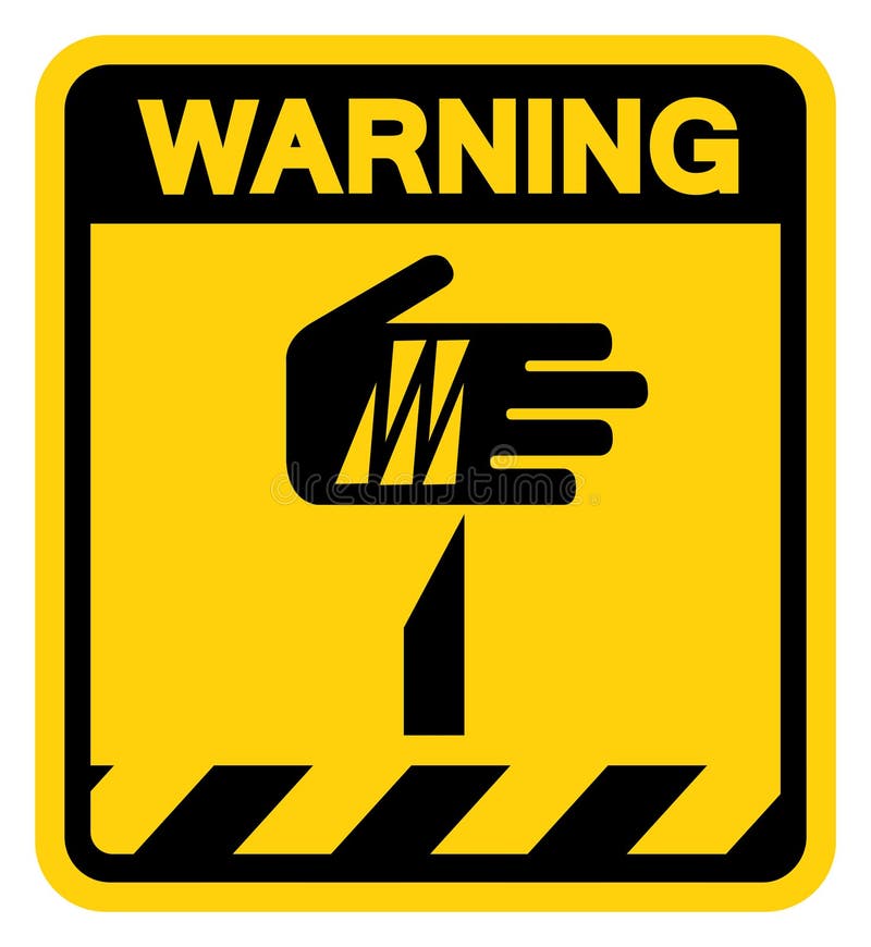 Sharp Point Warning Sign, Vector Illustration, Isolate on White ...