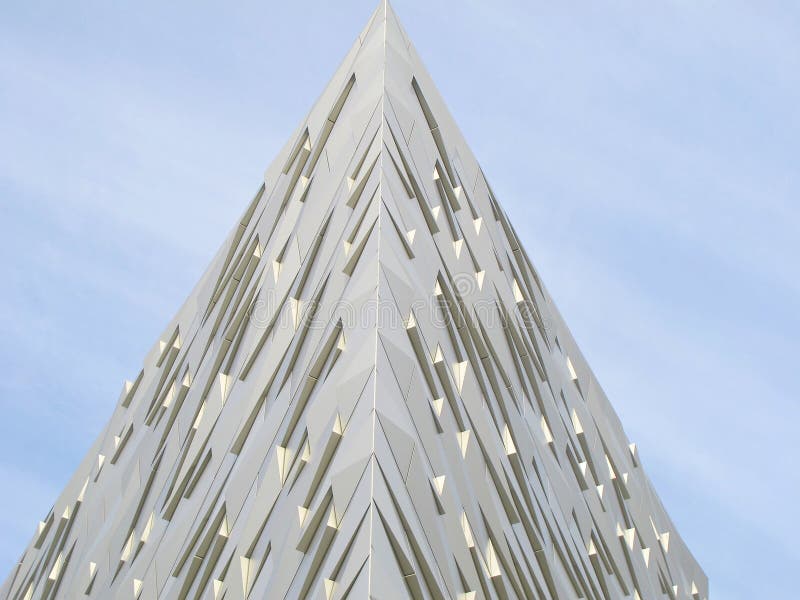 Sharp Pointed Roof with Sky in Backgroundbackground Stock Photo - Image ...