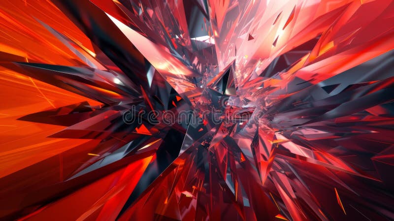 Sharp Pointed Shapes Combine To Create a Chaotic yet Captivating ...