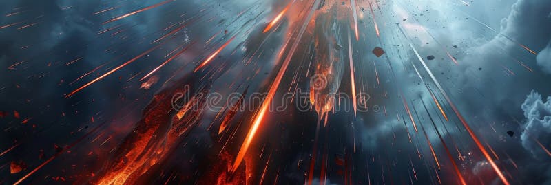 Sharp Pointed Shapes Descend from the Top of the Image Evoking Images ...