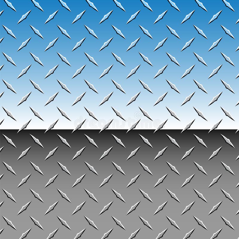 Alloy diamond plate metal stock vector. Illustration of checkerplate ...