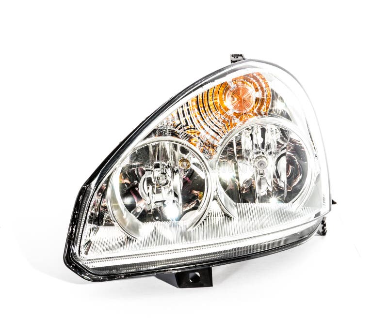 Sharp Realistic Photo of Headlight of a Car Stock Image - Image of ...