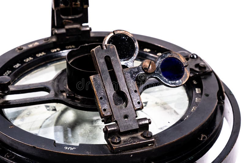 Sharp Realistic Picture of Old Compass Stock Photo - Image of ...