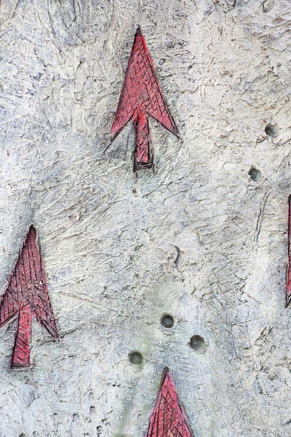 Sharp Red Arrow Background Pattern Stock Photo - Image of icon, sharp ...