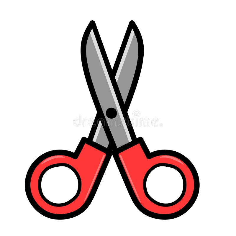 Red Emblem Scissors Icon Stock Illustrations – 256 Red Emblem Scissors ...