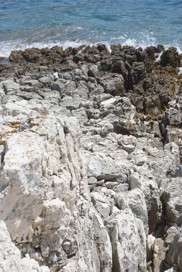 Sharp rocks stock image. Image of white, cold, rock, sunlight - 27794337