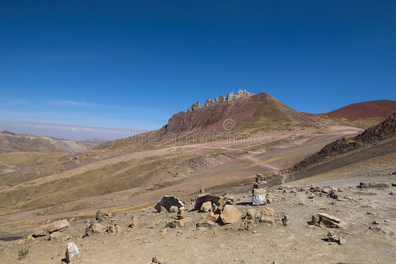 The Sharp Rocks of the Stone Forest on Palccoyo Mountain Near the ...