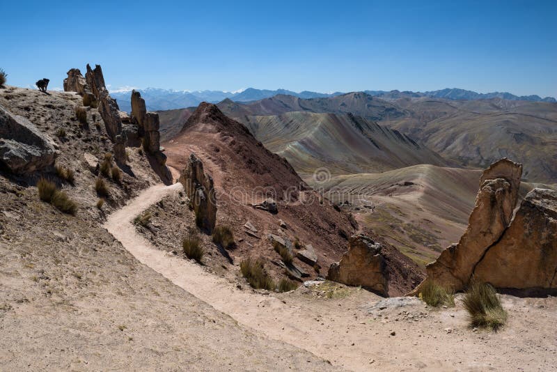 The Sharp Rocks of the Stone Forest on Palccoyo Mountain Near the ...