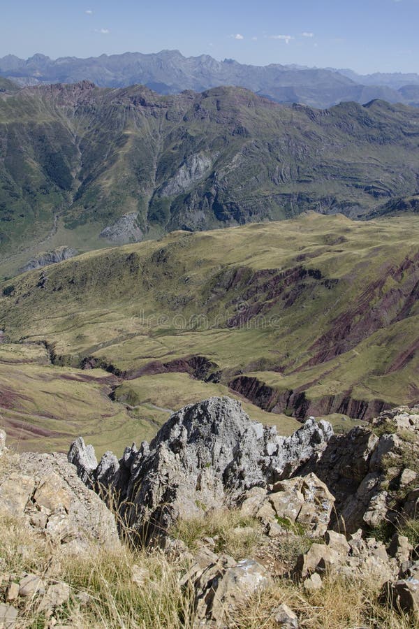 Sharp Rocks at the Top of the Mountain Stock Image - Image of national ...