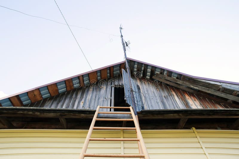 Sharp roof top stock image. Image of front, blue, material - 59760691