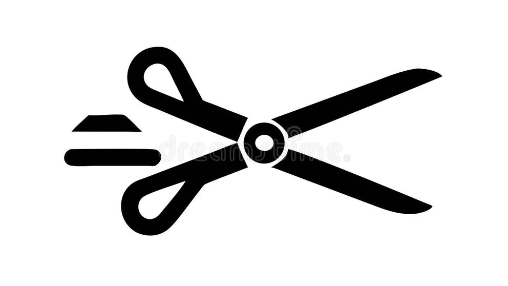 Sharp Scissors Icon. Essential for Cutting, Editing, Tools, Vector ...