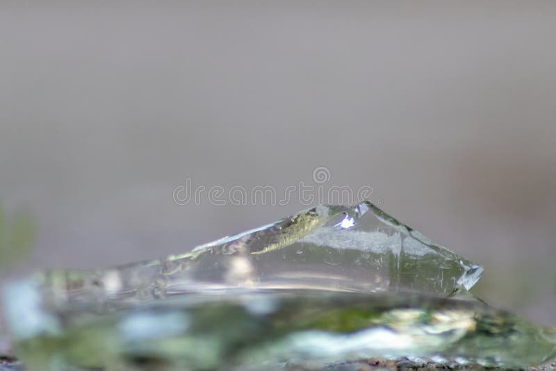 Sharp Shards of a Broken Glass Bottle on the Ground with Sharp Blades ...