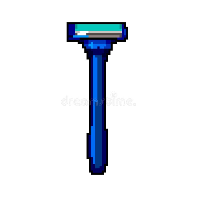 Sharp Shaver Game Pixel Art Vector Illustration Stock Illustration ...