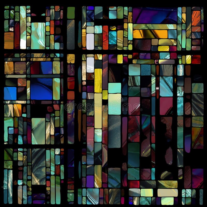 Stream of Color Glass stock illustration. Illustration of colorful ...