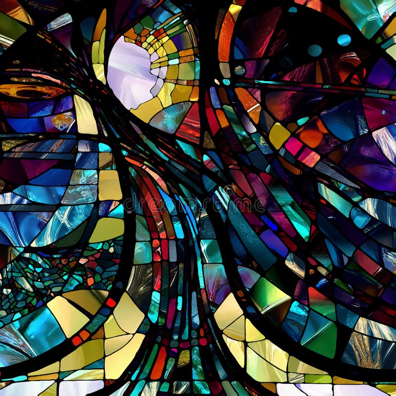 Paths of Bright Glass stock illustration. Illustration of paths - 276520648