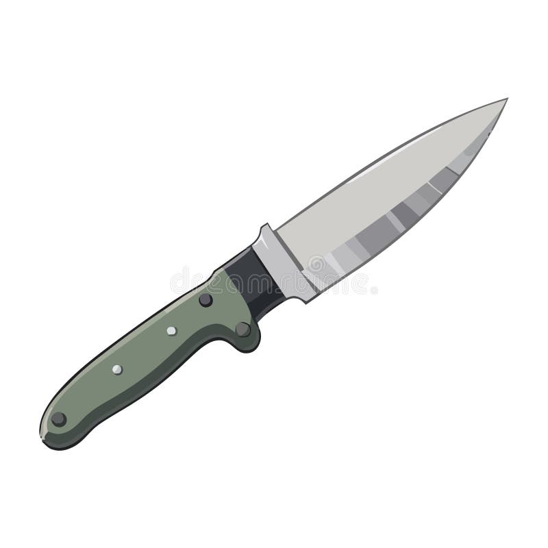 Sharp steel knife stock vector. Illustration of carving - 275577884