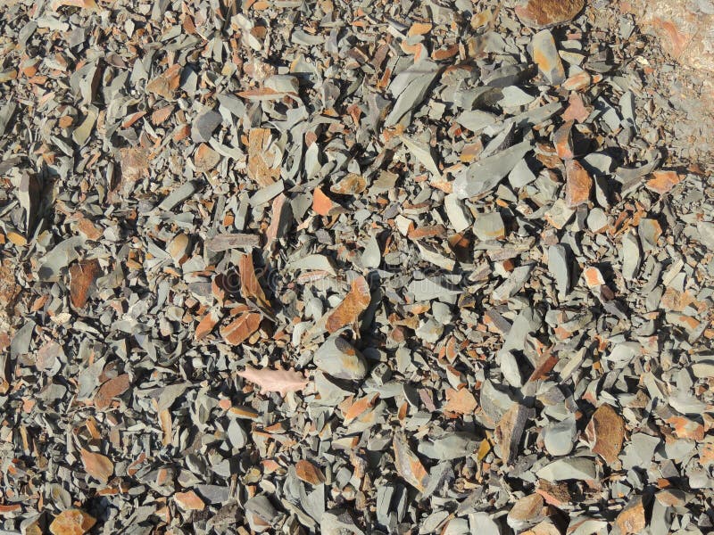 Sharp Stone Chips from a Broken Rock Stock Photo - Image of abstract ...