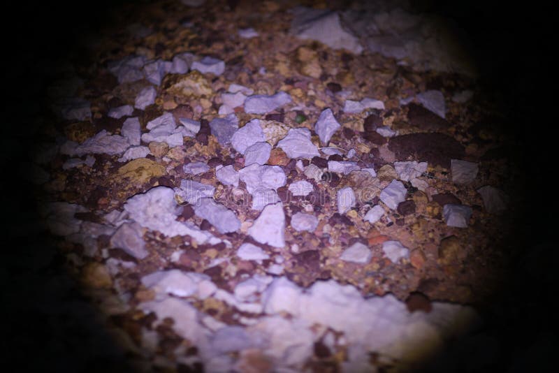 Sharp Brown and Gray Rocky Stones Under the Moonlight Stock Photo ...