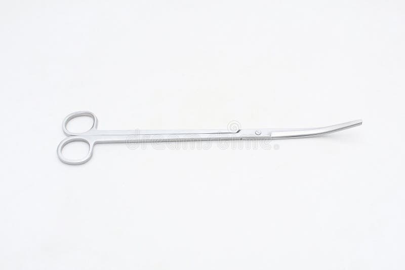 Sharp Surgical Scissors with Modern Design Stock Photo - Image of steel ...