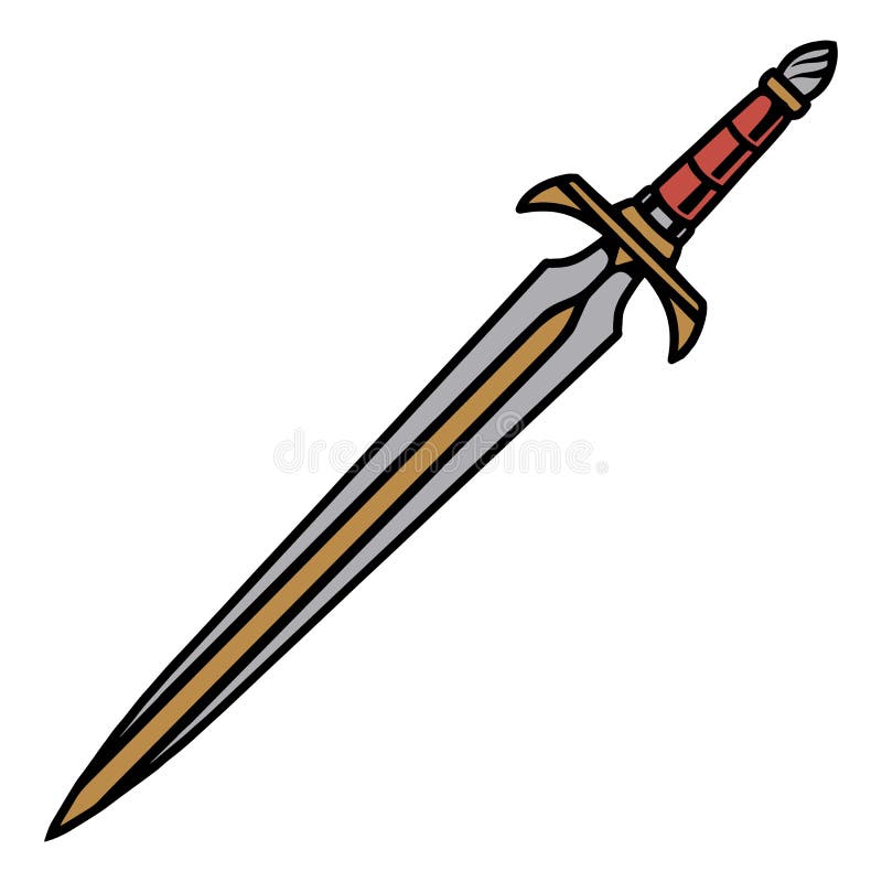 Sharp sword stock vector. Illustration of white, application - 20130911