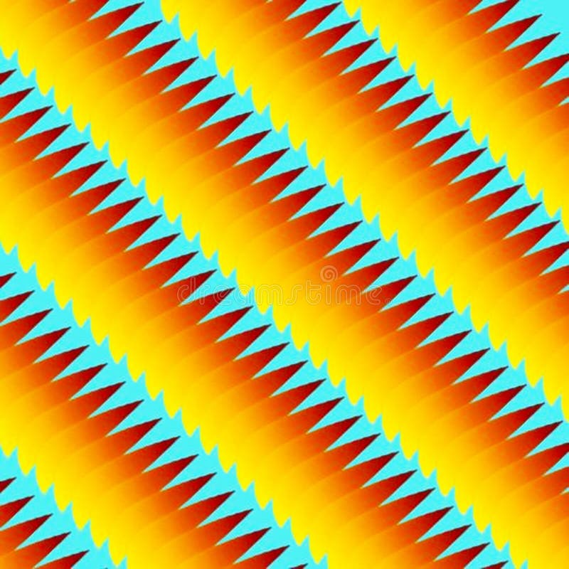 Sharp Teeth, Pattern Striped, Lines Yellow Background, White and Yellow ...