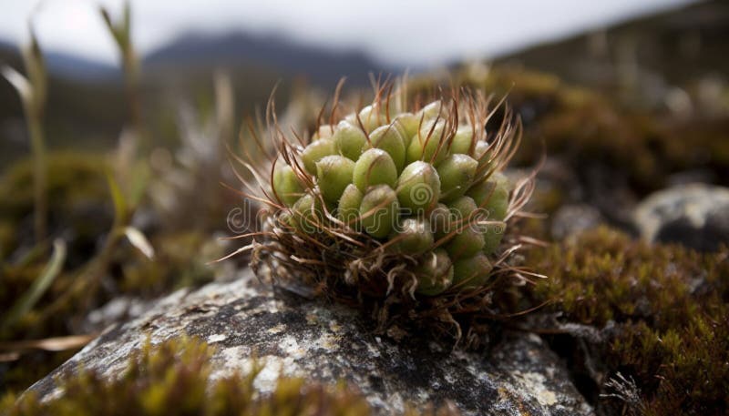 Sharp Thorns Protect Succulent Beauty in Nature Growth Generated by AI ...