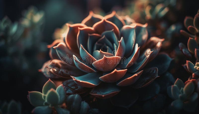 Sharp Thorns Protect Succulent Plant Beauty in Nature Generated by AI ...
