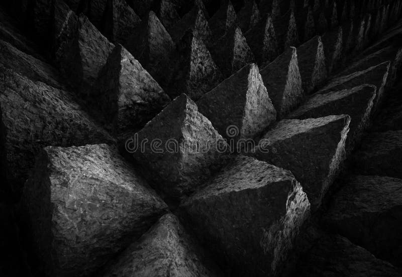 Sharp Tip Concrete Architecture Texture Background. Art Picture of ...