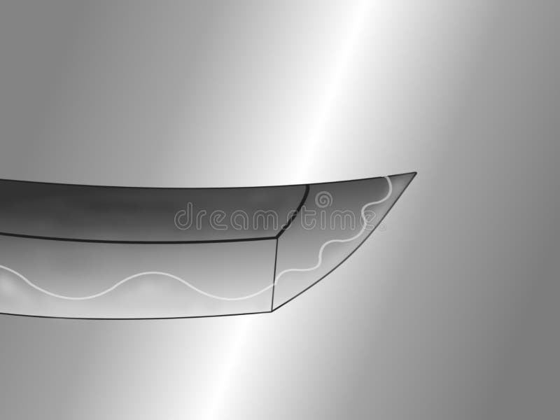 The Sharp Tip of Katana Sword Detailed Illustration, Stock Illustration ...