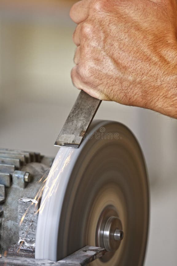Sharp tool stock image. Image of grinding, abrasive, grindstone - 10083533