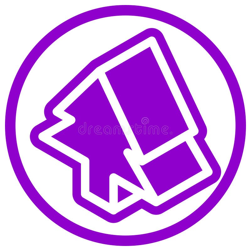 Sharp Tree Icon in Isometric Flat Design 04 Stock Vector - Illustration ...