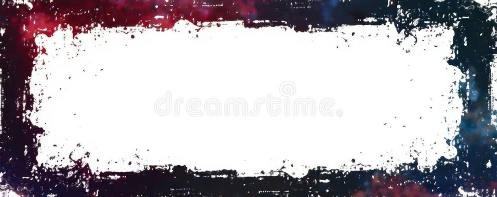 Sharp Vector Grunge Frame, Bold Black Outline, Clean White Interior ...