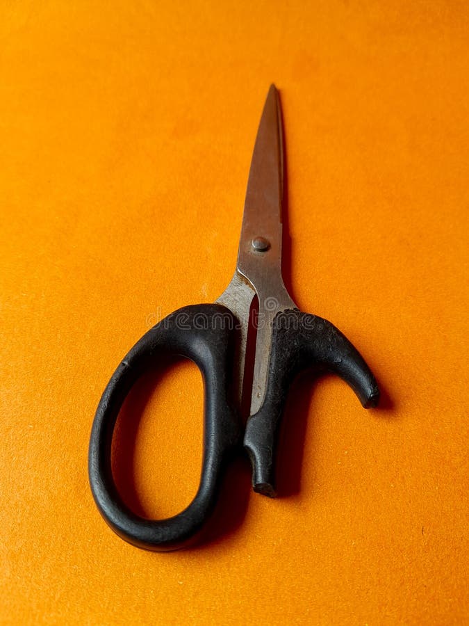Sharp and Versatile Scissors with a Broken Handle Stock Photo - Image ...