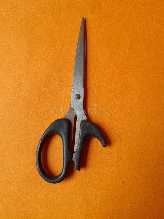 Sharp and Versatile Scissors with a Broken Handle Stock Image - Image ...