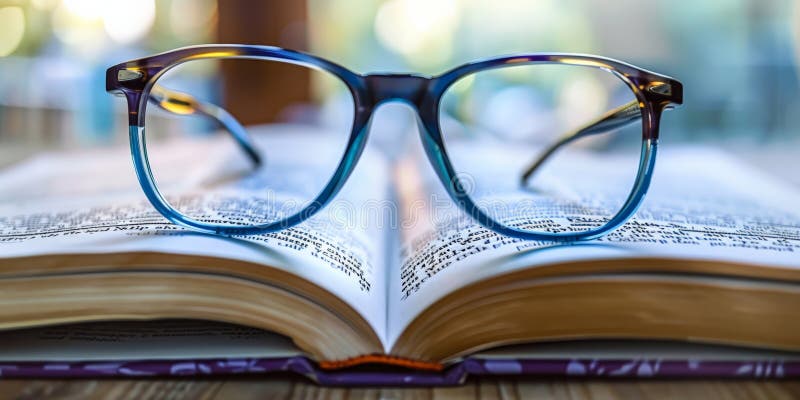 Sharp Vision on Book Pages through Glasses. Concept of Learning and ...