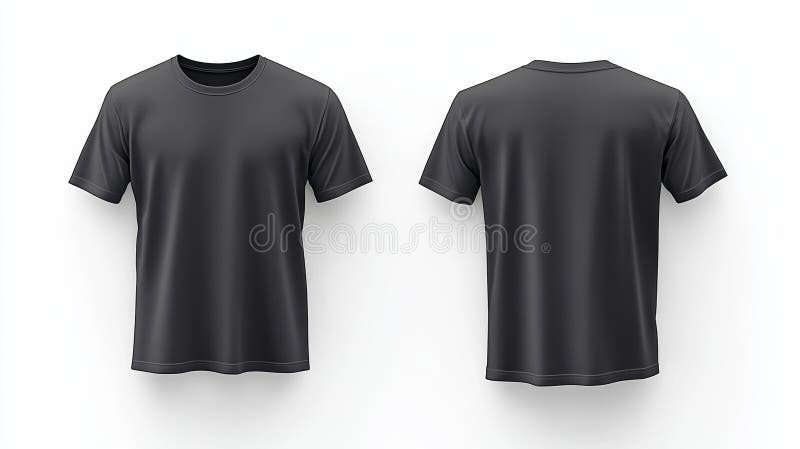 A Sharp White Backdrop Highlights a Stylish Navy Blue T-shirt Mockup ...