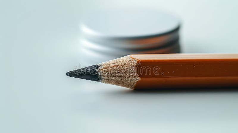 Sharp Wooden Pencil Blurred Round Object Background Stock Photos - Free ...