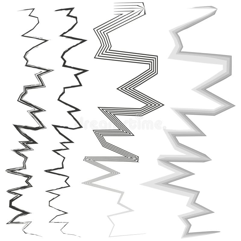 Zigzag Distortion Lines Stock Illustrations – 5,683 Zigzag Distortion ...