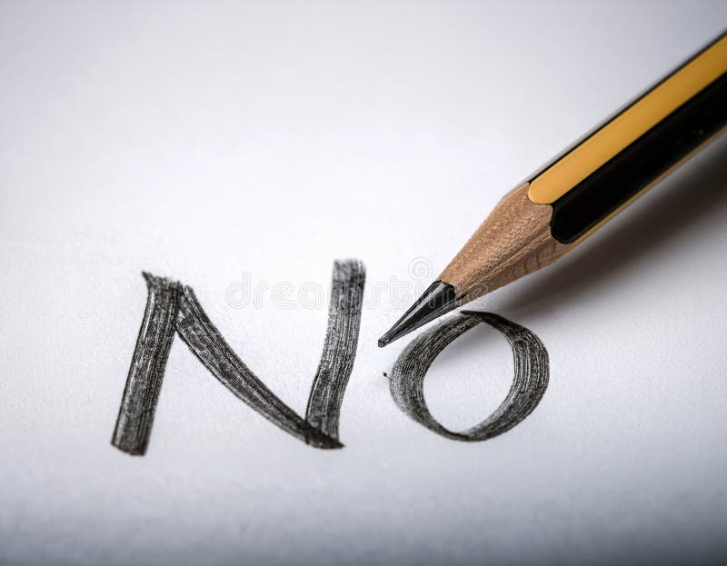 Writing a Clear Message with a Pencil on Paper in a Focused Creative ...