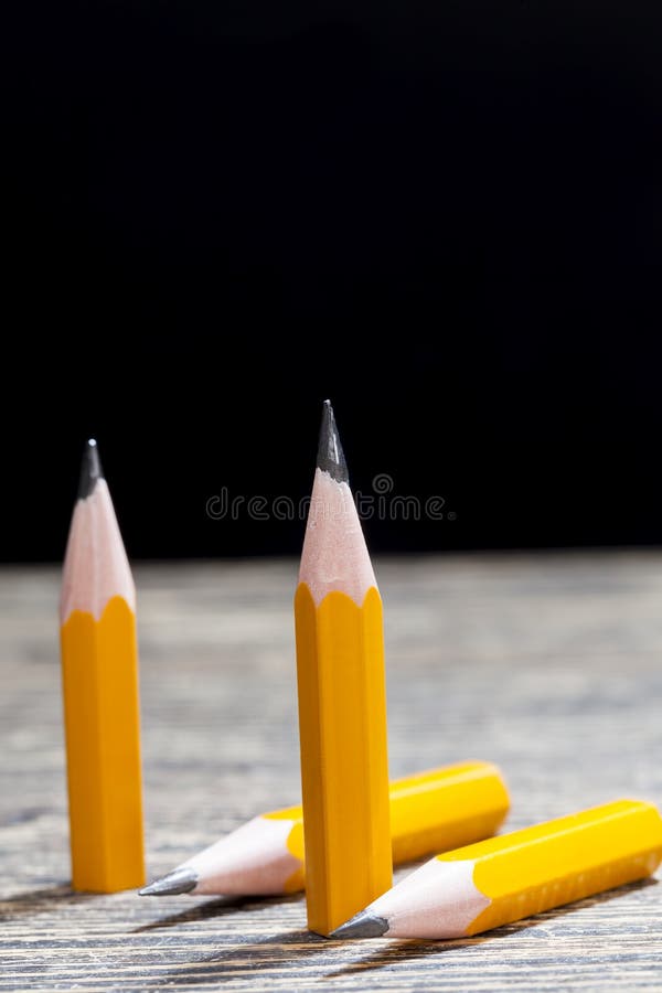 Sharpened Pencils for Drawing Diagrams or Drawings Stock Image - Image ...
