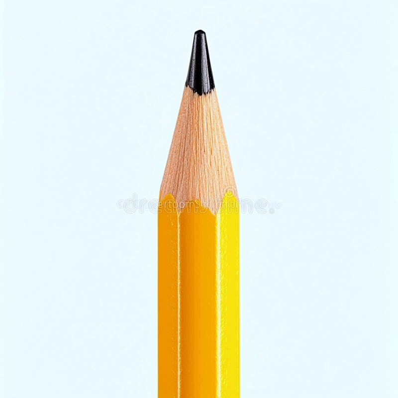 Sharpened Yellow Pencil Close Up for Drawing Writing Sketching and ...