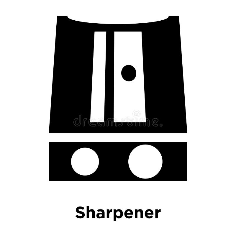 Sharpener Icon Vector Isolated on White Background, Logo Concept Stock ...