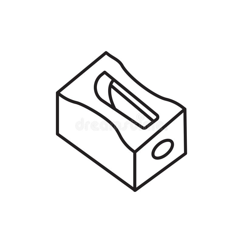 Sharpener icon vector stock vector. Illustration of graphic - 348420236