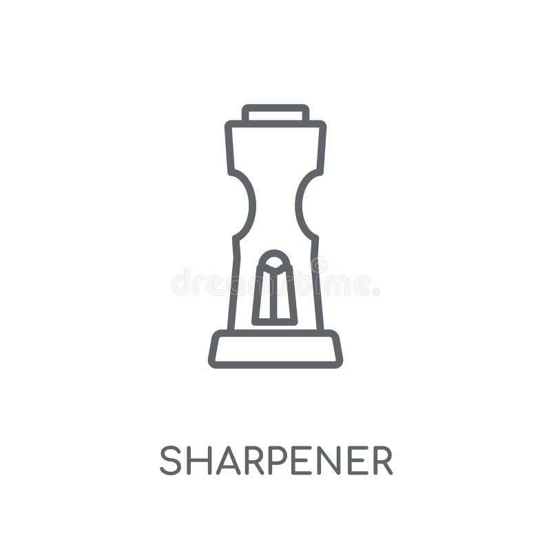 Knife Sharpener Icon. Trendy Knife Sharpener Logo Concept on White ...