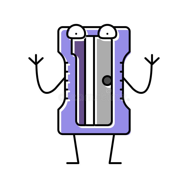 Sharpener School Equipment for Children Stock Vector - Illustration of ...