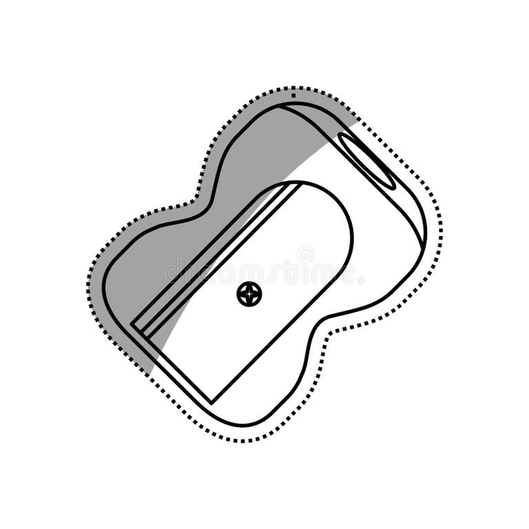 Sharpener school supplie stock illustration. Illustration of paint ...