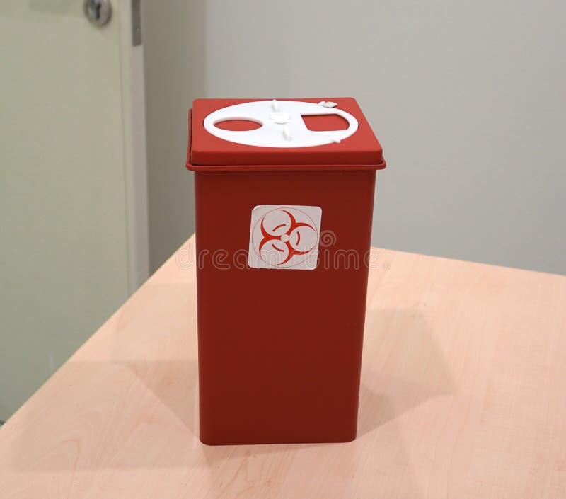 Sharps container stock image. Image of path, symbol, hypodermic - 56014201