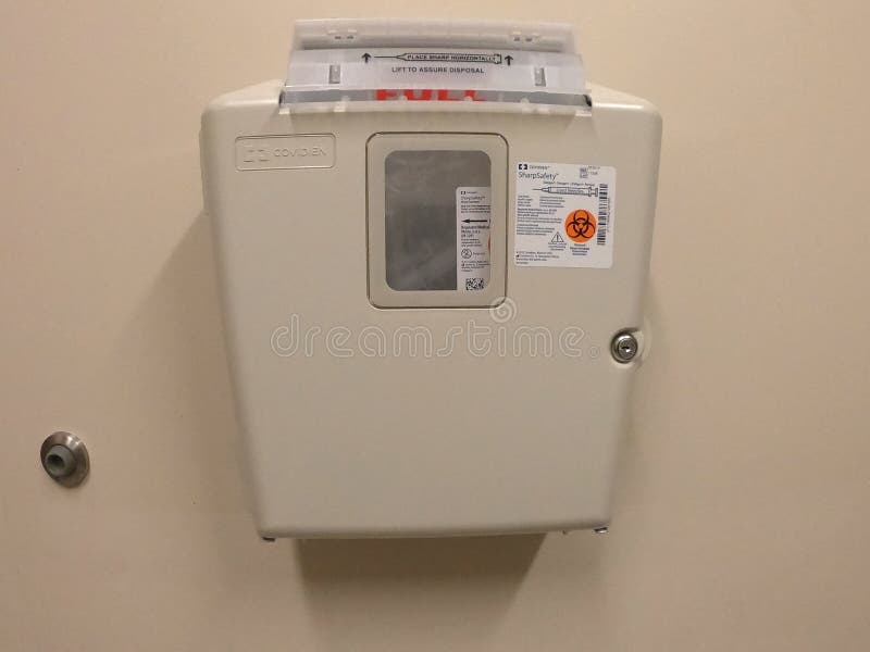 Columbus, Ohio October 13, 2019: Sharps Container Editorial Stock Photo ...