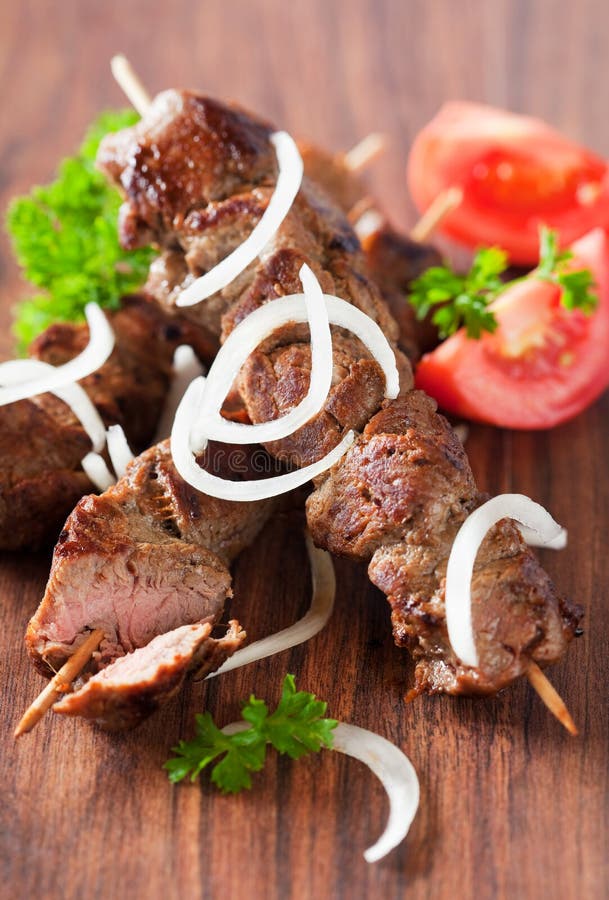 Shashlik stock photo. Image of homemade, closeup, beef - 26529266
